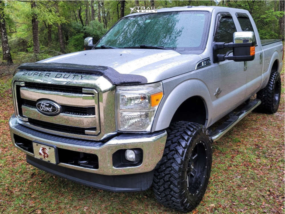 2015 Ford F-250 Super Duty Wheel Offset Aggressive > 1" Outside Fender ...