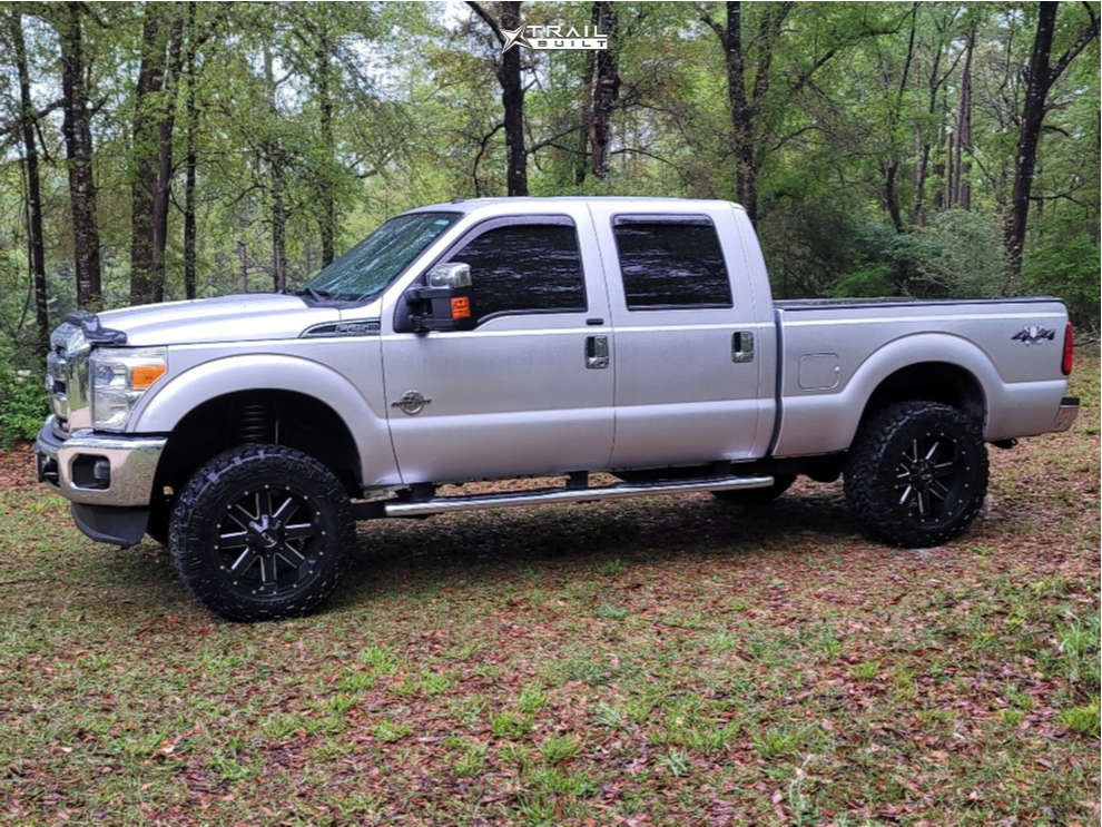 2015 Ford F-250 Super Duty Wheel Offset Aggressive > 1" Outside Fender ...