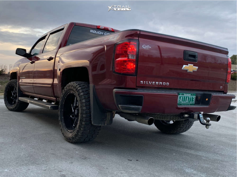 2016 Chevrolet Silverado 1500 Wheel Offset Aggressive > 1" Outside ...