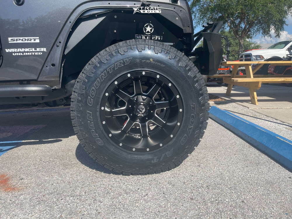 2017 Jeep Wrangler JK Wheel Offset Super Aggressive 3"-5" Suspension ...