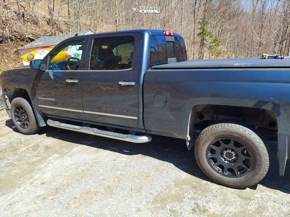 2017 Chevrolet Silverado 1500 Wheel Offset Aggressive > 1" Outside ...