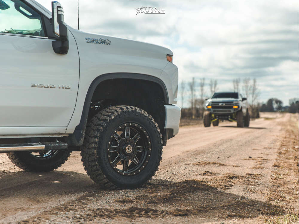 2021 Chevrolet Silverado 3500 HD Wheel Offset Slightly Aggressive ...
