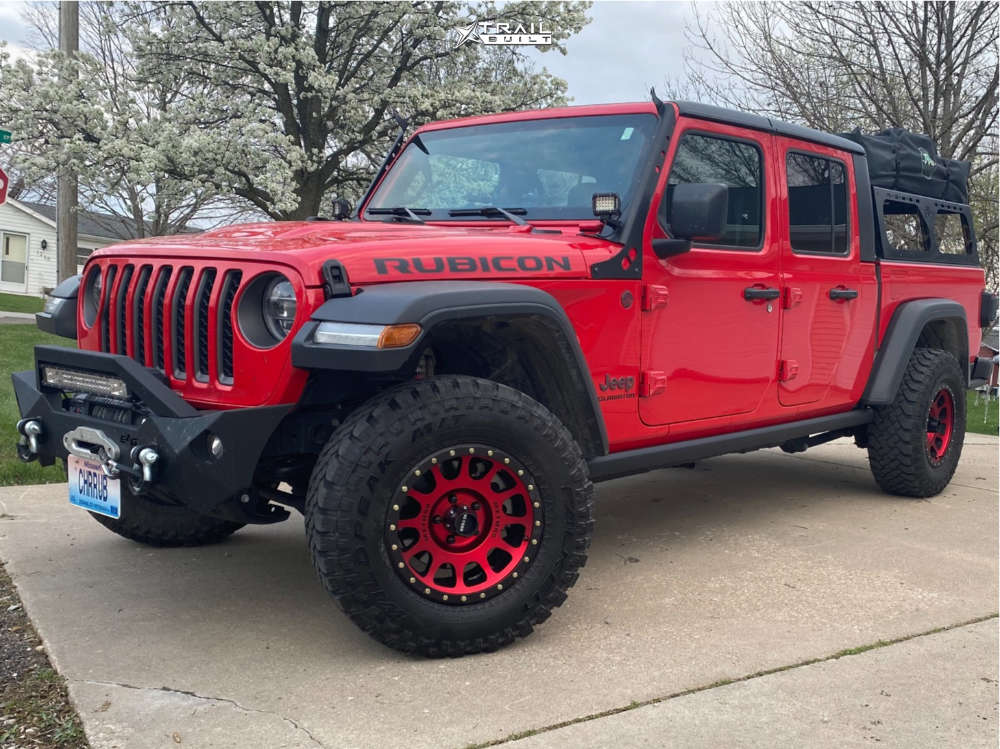 2020 Jeep Gladiator Wheel Offset Aggressive > 1" Outside Fender Stock ...