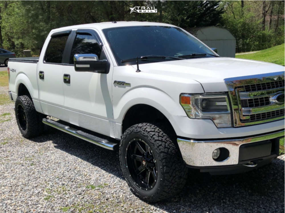 2014 Ford F-150 Wheel Offset Aggressive > 1" Outside Fender Leveling Kit | 1621708 | TrailBuilt ...