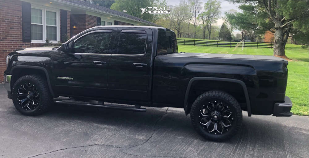 2018 GMC Sierra 1500 Wheel Offset Slightly Aggressive Leveling Kit ...