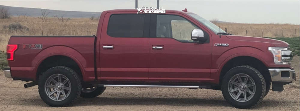 2018 Ford F-150 Wheel Offset Slightly Aggressive Leveling Kit | 1623089 ...