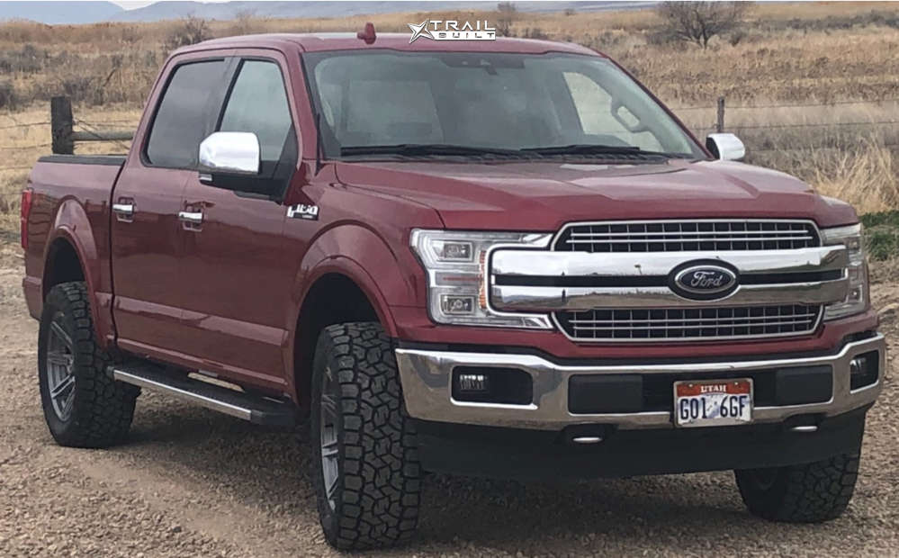 2018 Ford F-150 Wheel Offset Slightly Aggressive Leveling Kit | 1623089 ...