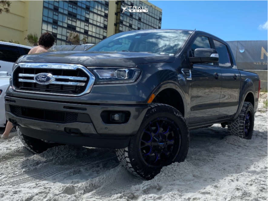 2020 Ford Ranger Wheel Offset Aggressive > 1" Outside Fender Leveling ...