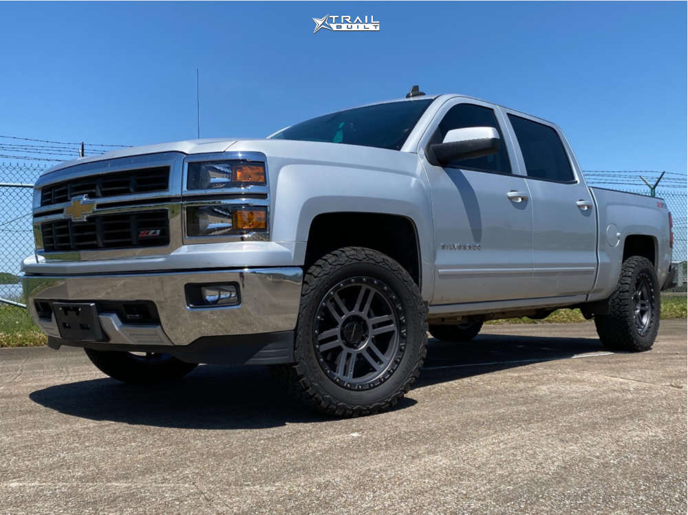 2015 Chevrolet Silverado 1500 Wheel Offset Slightly Aggressive Leveling ...