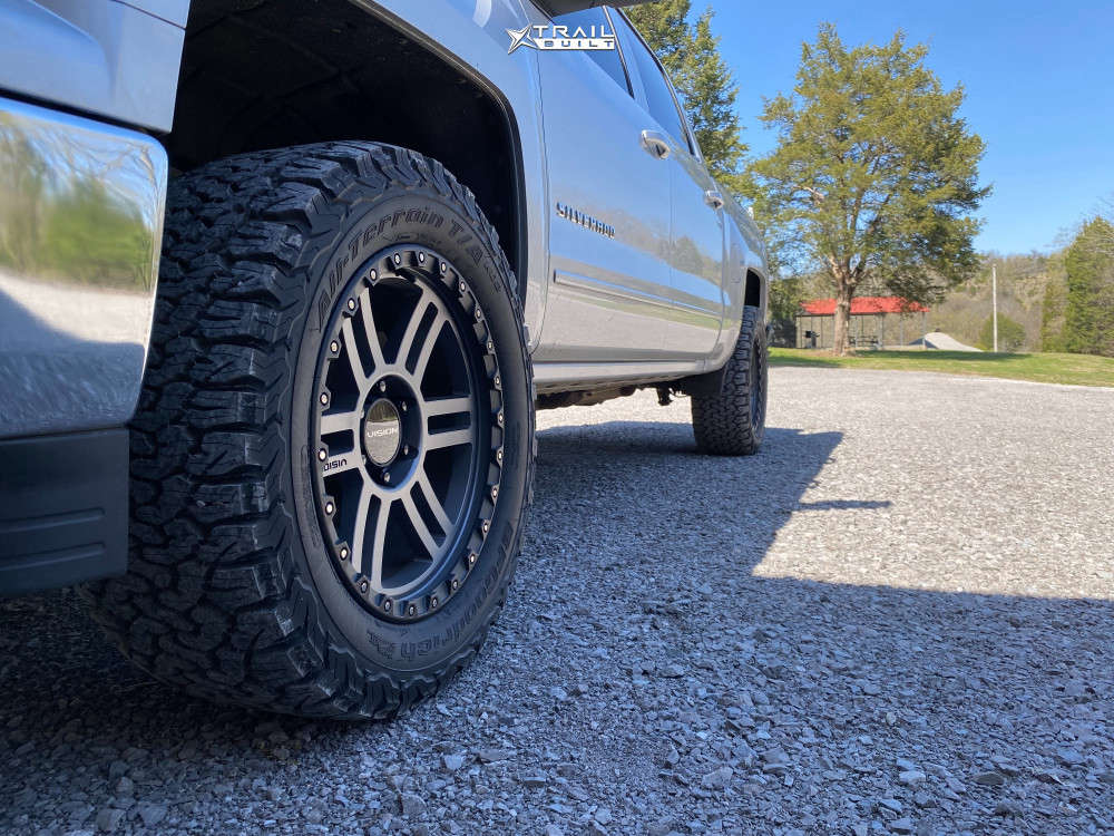2015 Chevrolet Silverado 1500 Wheel Offset Slightly Aggressive Leveling ...