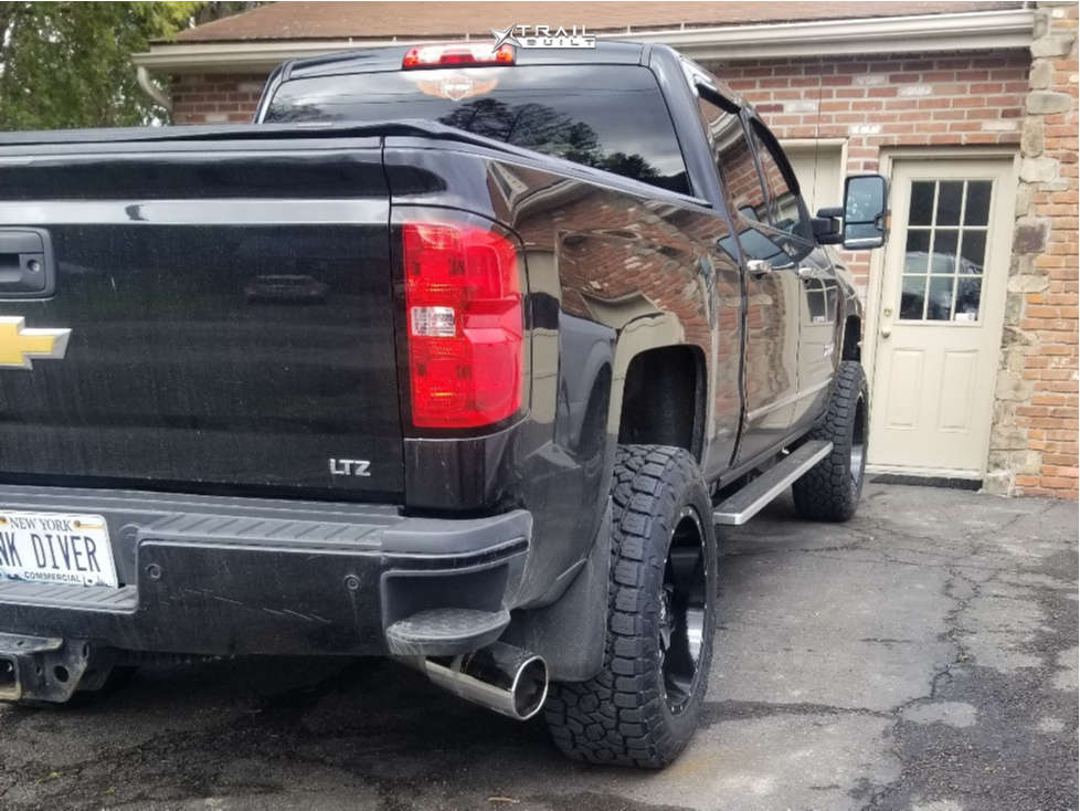 2016 Chevrolet Silverado 2500 HD Wheel Offset Aggressive > 1" Outside ...