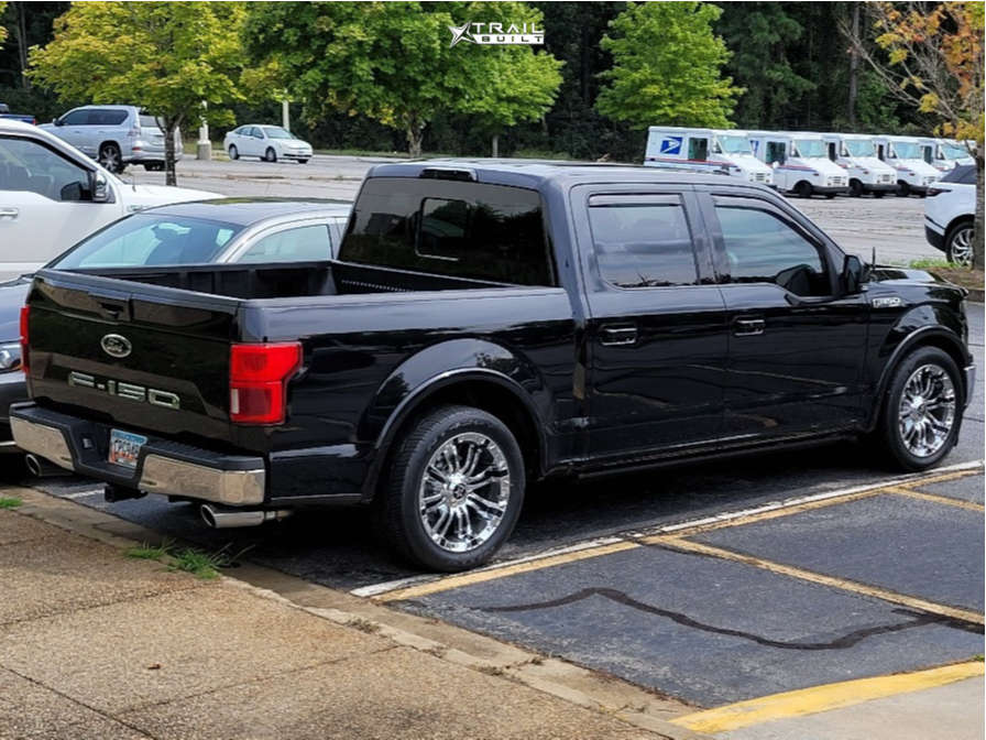 2020 Ford F-150 Wheel Offset Aggressive > 1" Outside Fender Lowered 4F ...