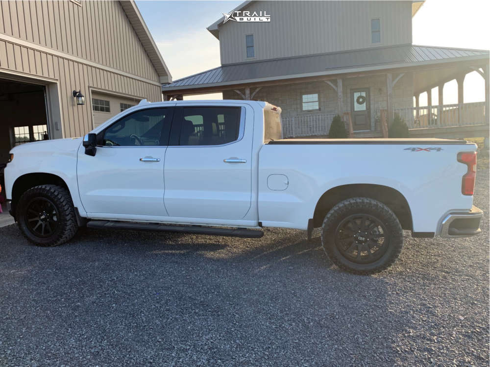 2019 Chevrolet Silverado 1500 Wheel Offset Slightly Aggressive Leveling ...
