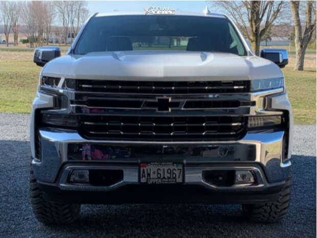 2019 Chevrolet Silverado 1500 Wheel Offset Slightly Aggressive Leveling ...