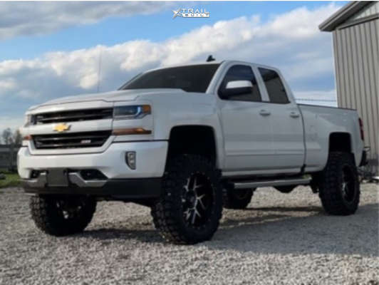 2016 Chevrolet Silverado 1500 Wheel Offset Aggressive > 1" Outside ...