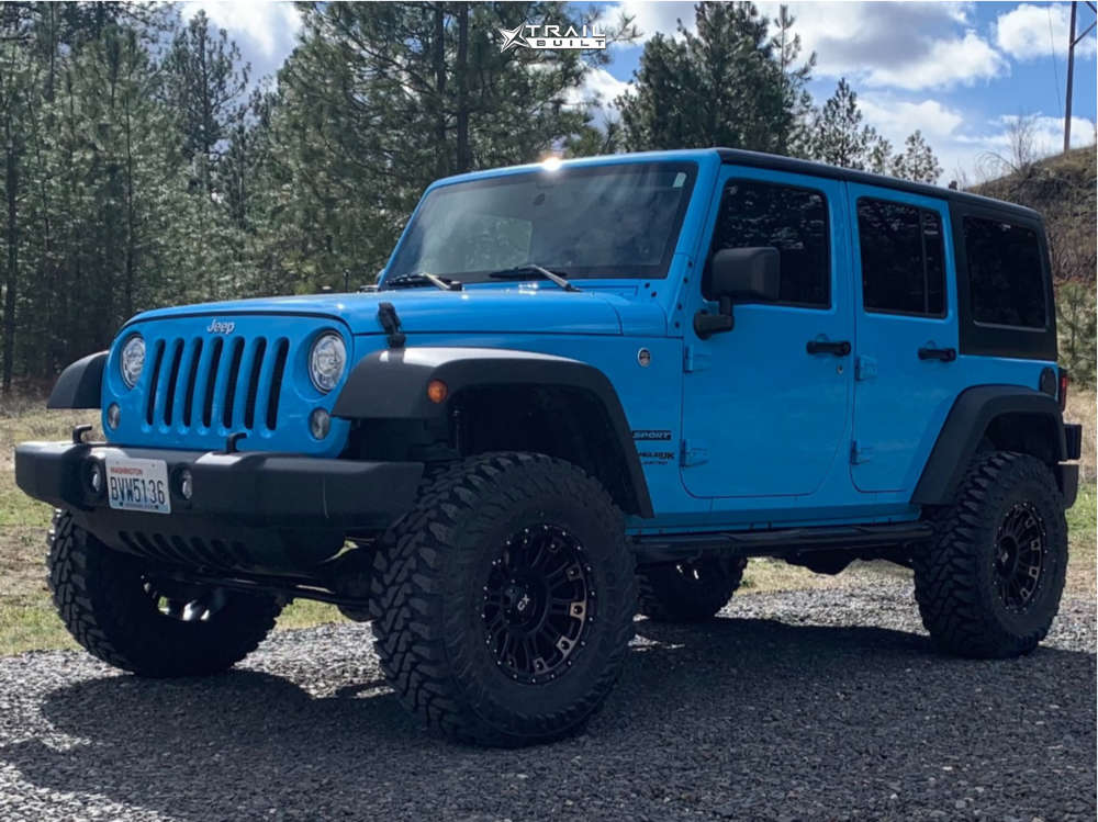 2018 Jeep Wrangler JK Wheel Offset Aggressive > 1" Outside Fender ...