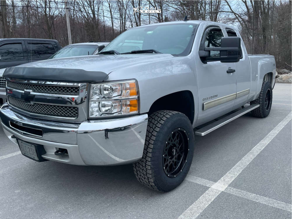 2013 Chevrolet Silverado 1500 Wheel Offset Slightly Aggressive Leveling ...