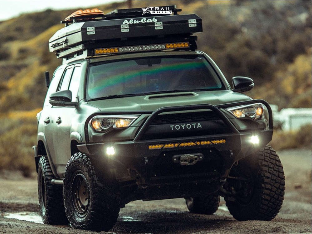 2018 Toyota 4Runner Wheel Offset Slightly Aggressive Suspension Lift 2. ...