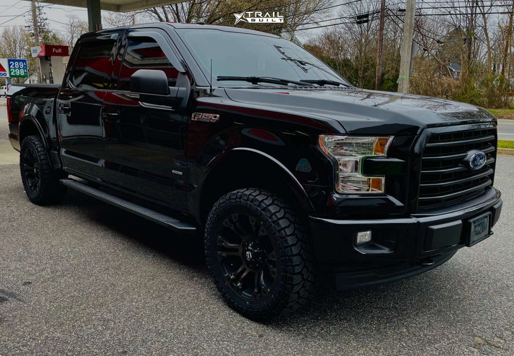 2017 Ford F-150 Wheel Offset Aggressive > 1" Outside Fender Leveling ...