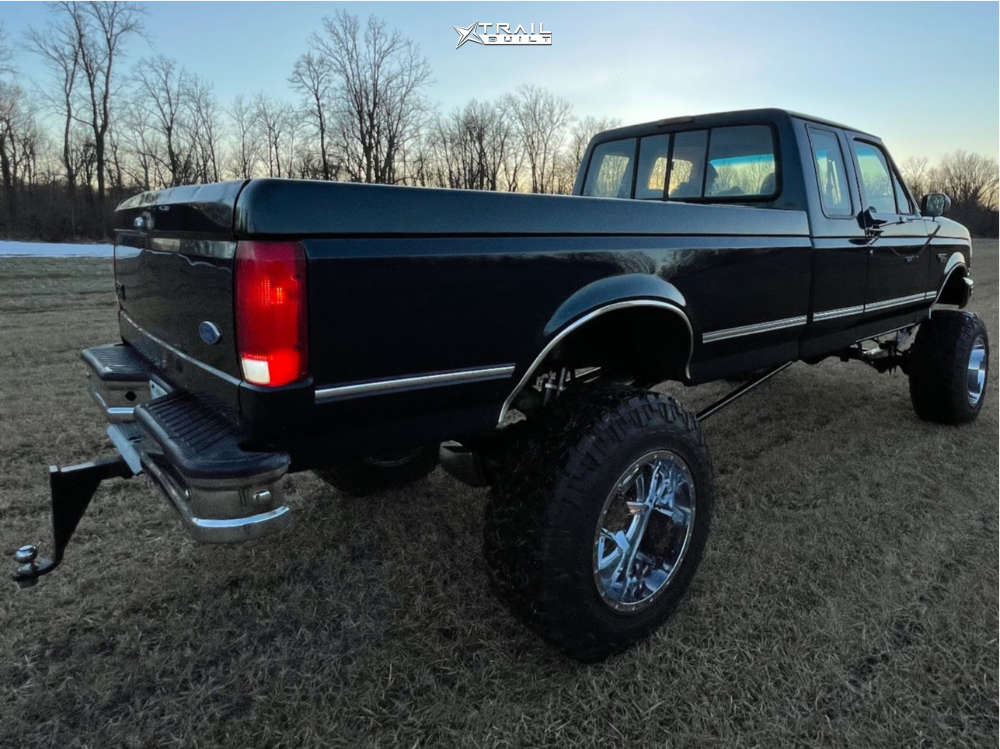 1997 Ford F-250 Wheel Offset Hella Stance >5" Suspension Lift 10 ...