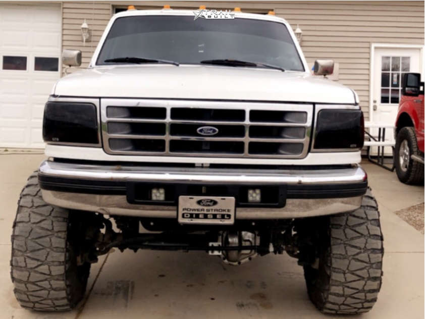1997 Ford F-350 Wheel Offset Super Aggressive 3"-5" Suspension Lift 6 ...