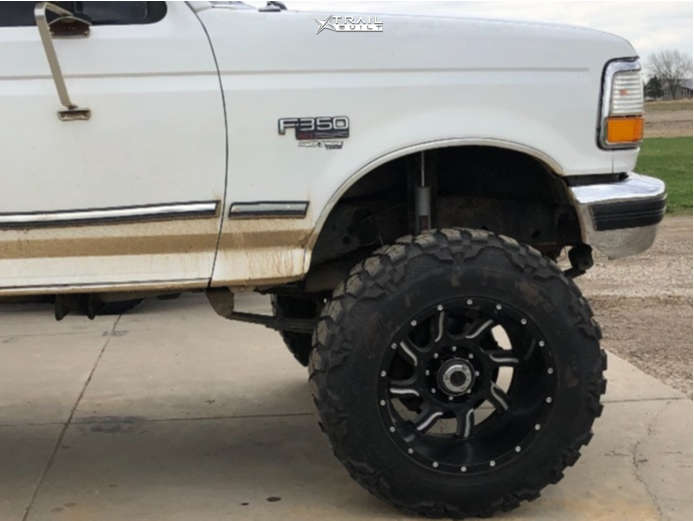 1997 Ford F-350 Wheel Offset Super Aggressive 3"-5" Suspension Lift 6 ...