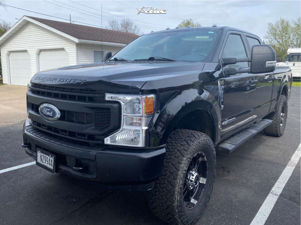 2020 Ford F-350 Super Duty Wheel Offset Aggressive > 1" Outside Fender ...