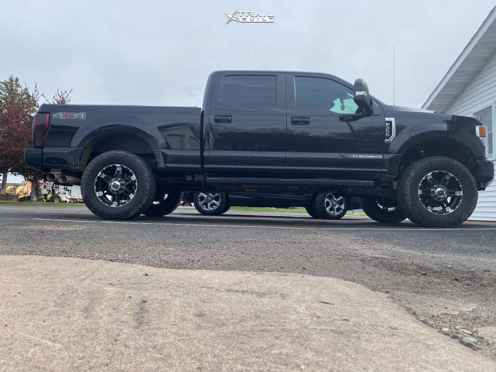 2020 Ford F-350 Super Duty Wheel Offset Aggressive > 1" Outside Fender ...