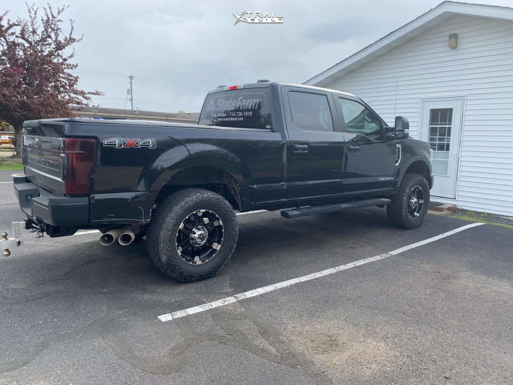 2020 Ford F-350 Super Duty Wheel Offset Aggressive > 1" Outside Fender ...