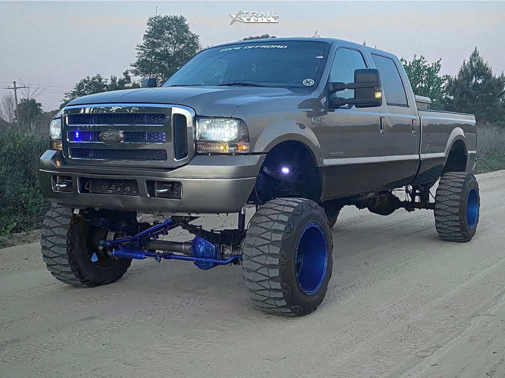 2003 Ford F-350 Super Duty Wheel Offset Hella Stance >5" Suspension ...