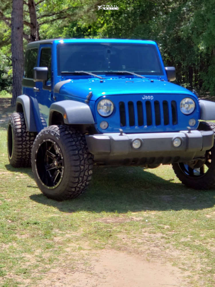 2015 Jeep Wrangler Wheel Offset Super Aggressive 3"-5" Leveling Kit ...