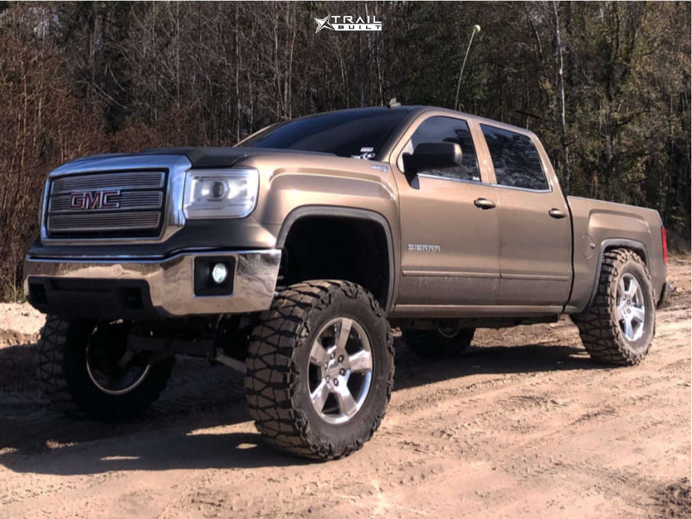 2014 GMC Sierra 1500 Wheel Offset Aggressive > 1" Outside Fender Suspension Lift 9" | 1653183 ...