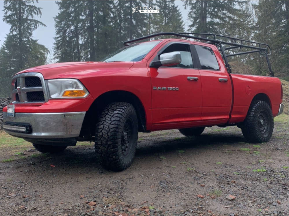 2011 Ram 1500 Wheel Offset Aggressive > 1" Outside Fender Suspension ...