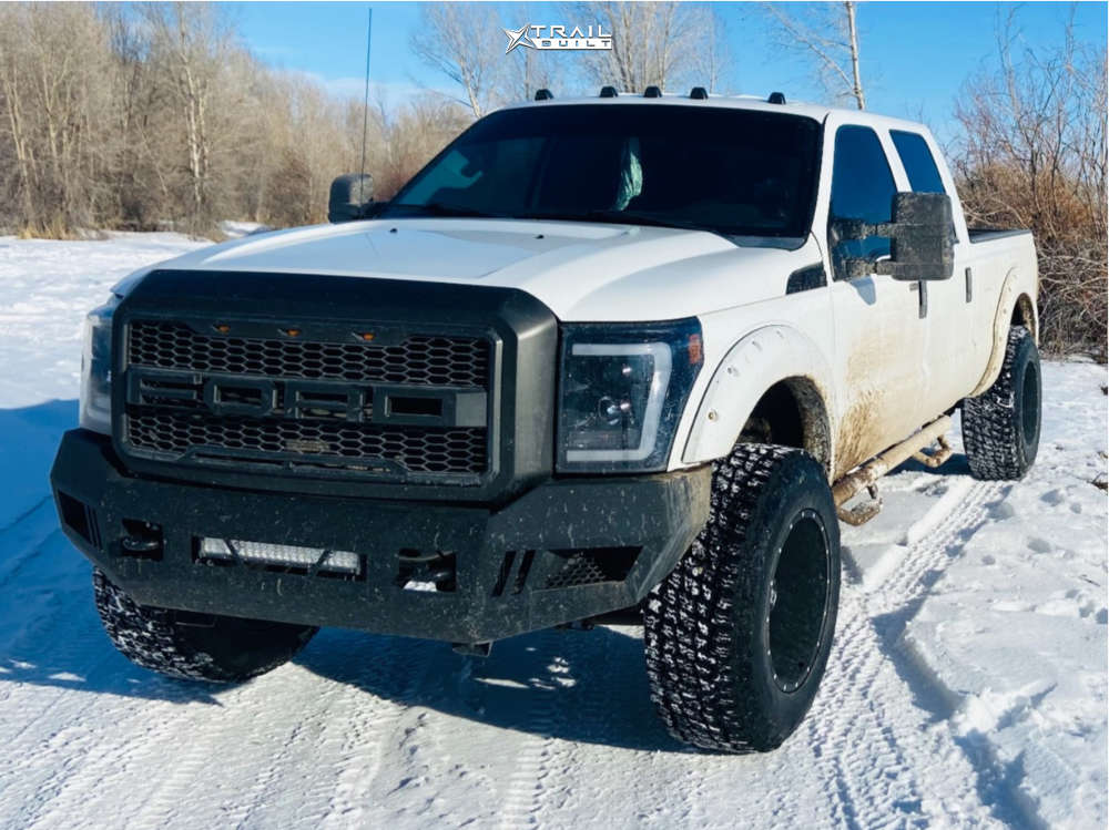 2012 Ford F-250 Super Duty Wheel Offset Aggressive > 1" Outside Fender ...