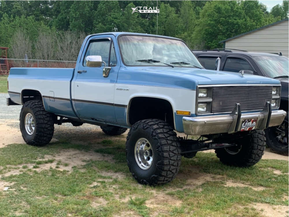 1984 GMC K1500 Wheel Offset Aggressive > 1" Outside Fender Suspension ...