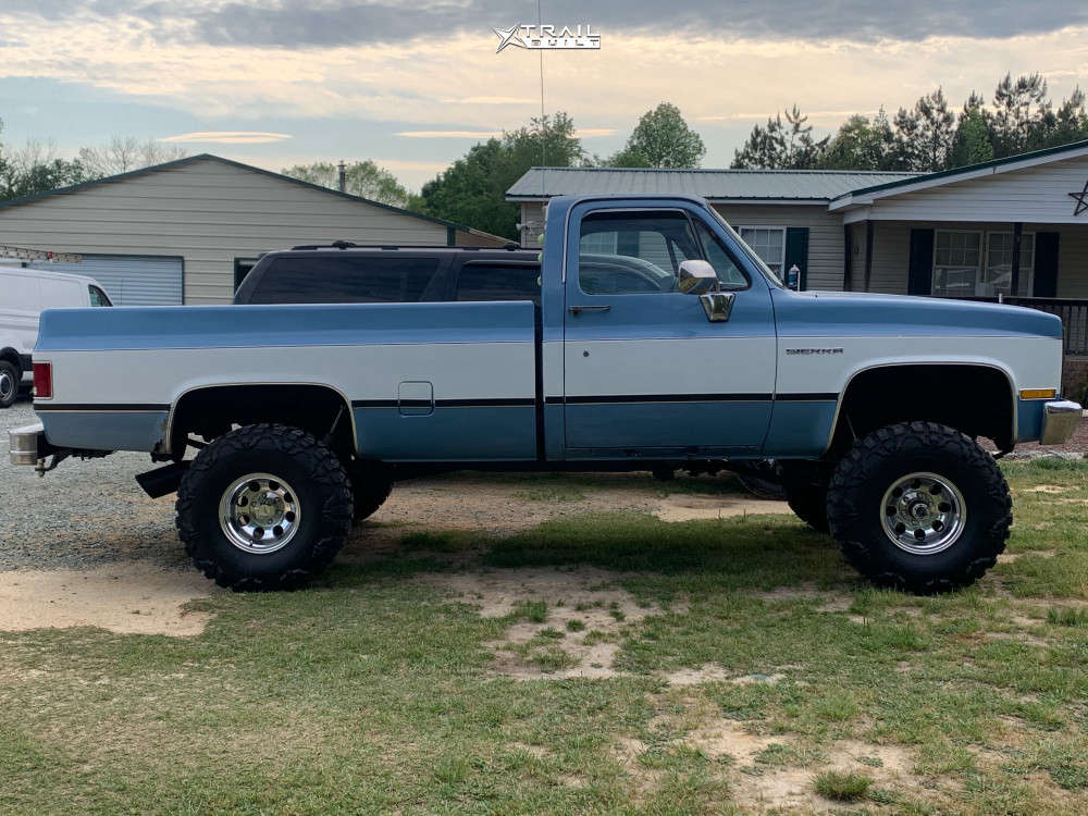 1984 GMC K1500 Wheel Offset Aggressive > 1" Outside Fender Suspension ...