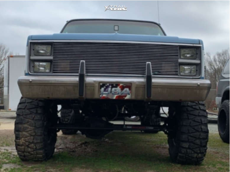 1984 GMC K1500 Wheel Offset Aggressive > 1" Outside Fender Suspension ...