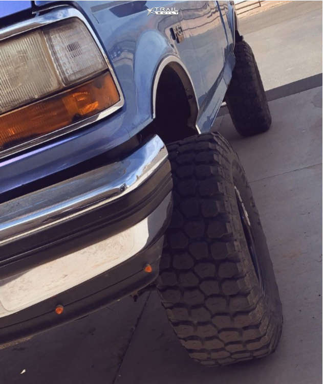 1995 Ford F-150 Wheel Offset Aggressive > 1" Outside Fender Suspension ...