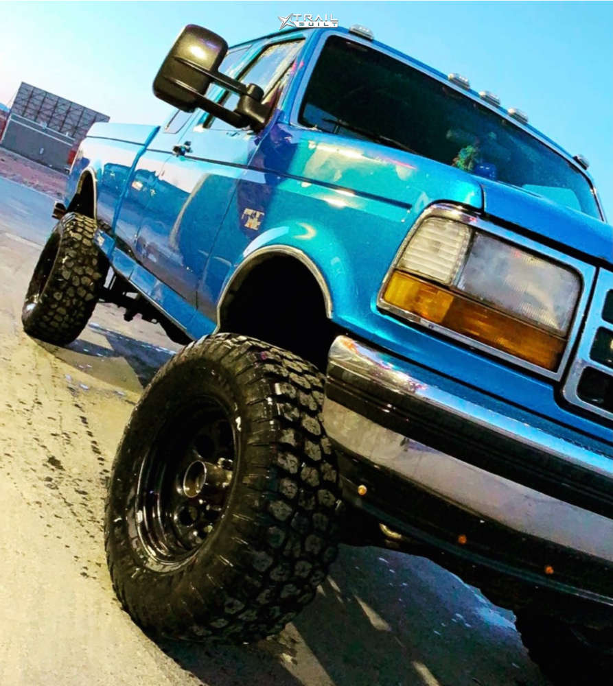 1995 Ford F-150 Wheel Offset Aggressive > 1" Outside Fender Suspension ...