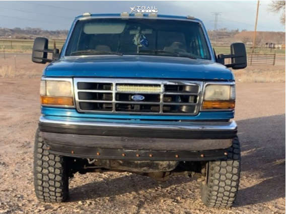 1995 Ford F-150 Wheel Offset Aggressive > 1" Outside Fender Suspension ...