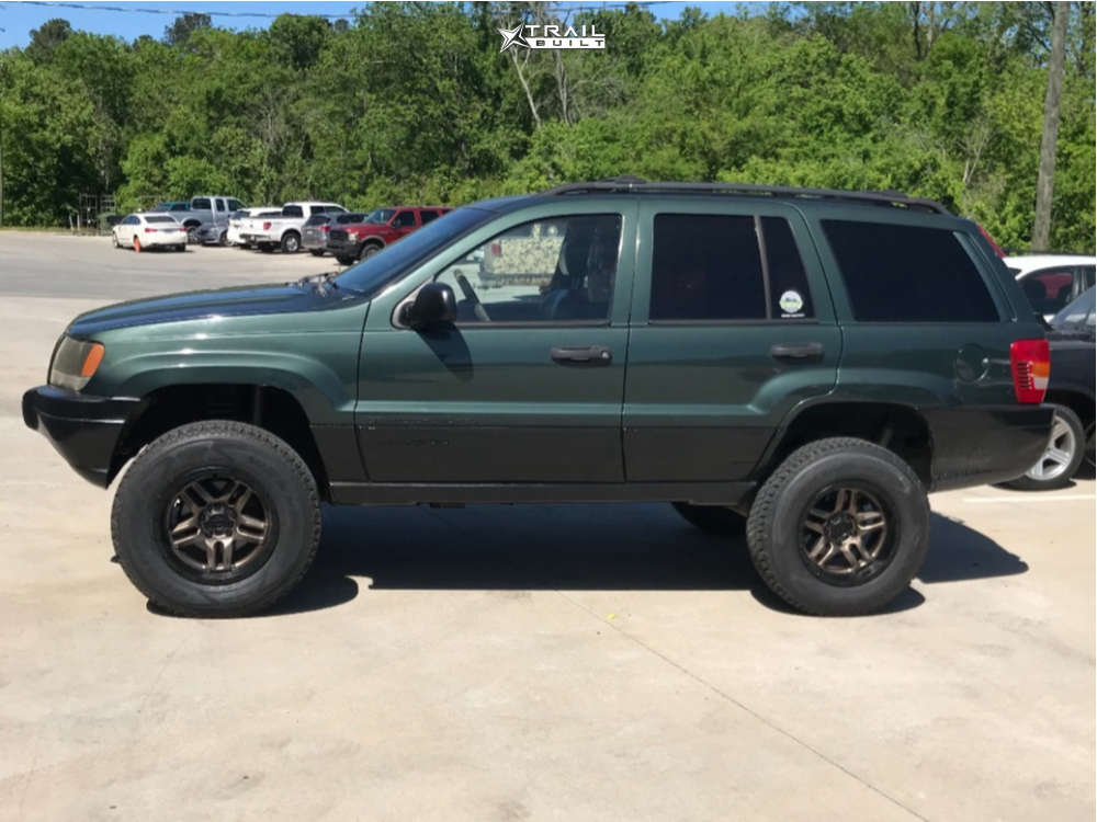2000 Jeep Grand Cherokee Wheel Offset Aggressive > 1" Outside Fender ...
