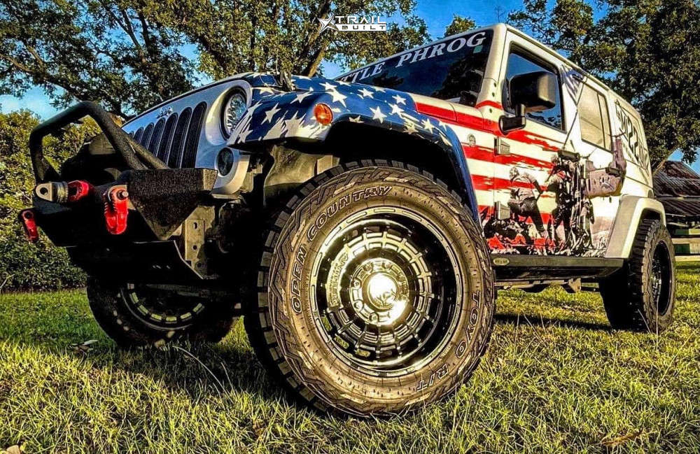 2016 Jeep Wrangler JK Wheel Offset Super Aggressive 3"-5" Suspension ...