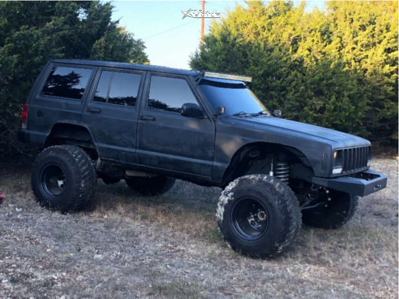 1997 Jeep Cherokee Wheel Offset Hella Stance >5" Suspension Lift 6.5 ...