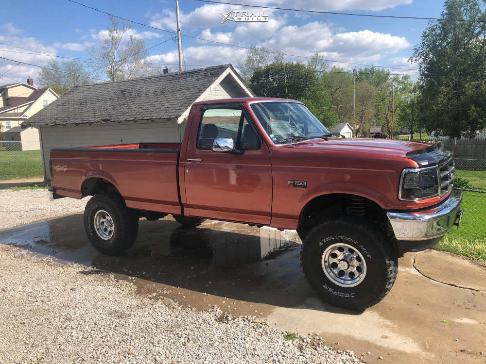 1994 Ford F-150 Wheel Offset Aggressive > 1" Outside Fender Suspension ...