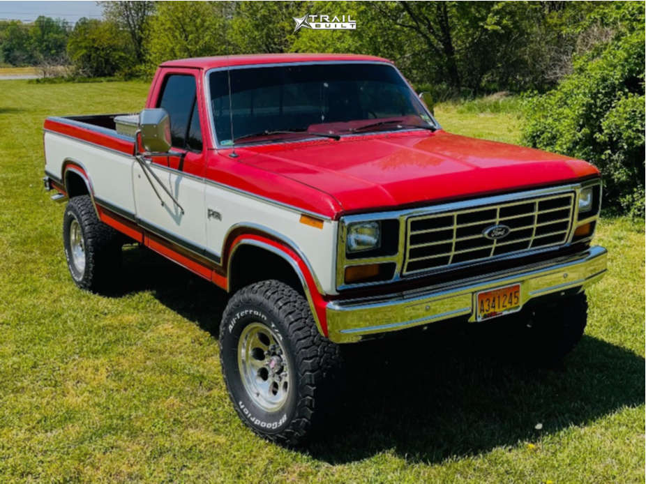 1984 Ford F-250 Wheel Offset Aggressive > 1" Outside Fender Suspension ...