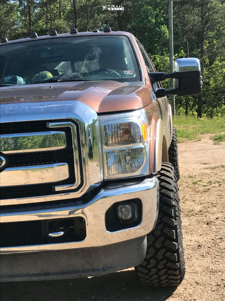 2012 Ford F-250 Super Duty Wheel Offset Aggressive > 1" Outside Fender ...