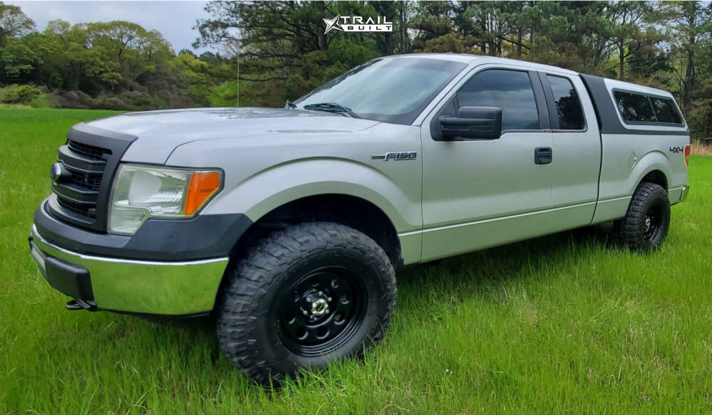 2014 Ford F-150 Wheel Offset Aggressive > 1" Outside Fender Stock ...