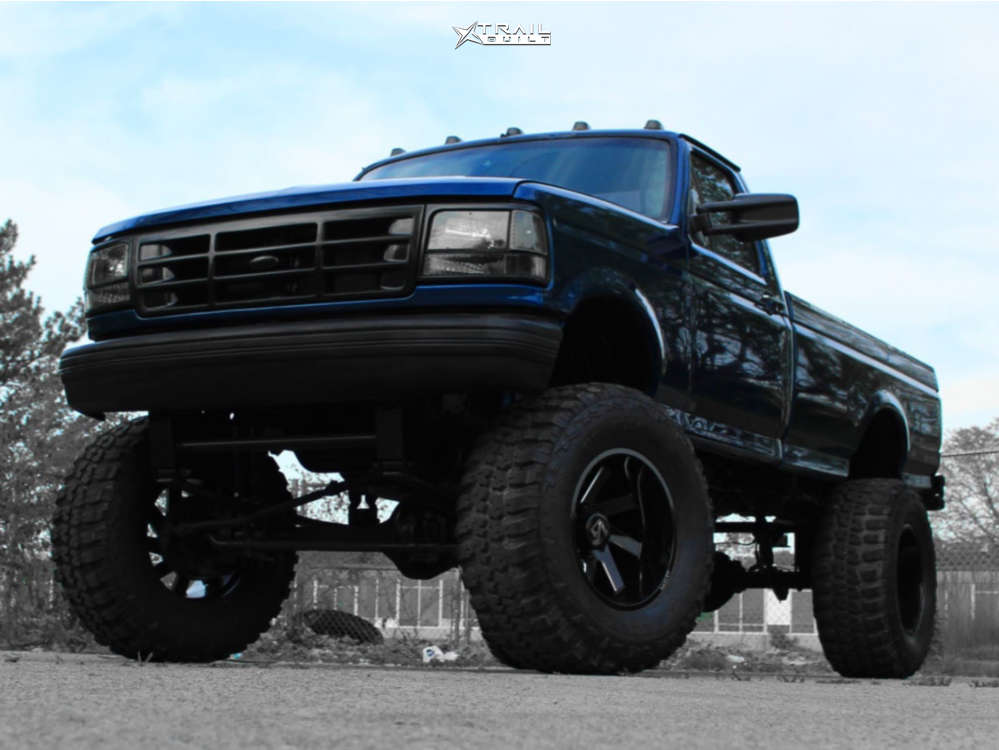 1995 Ford F-250 Wheel Offset Super Aggressive 3"-5" Suspension Lift 12 ...