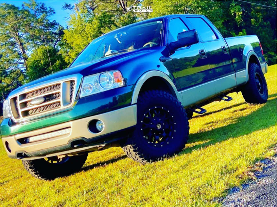 2007 Ford F-150 Wheel Offset Aggressive > 1" Outside Fender Suspension ...