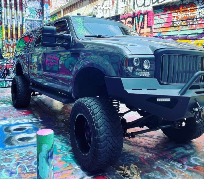2006 Ford F-250 Super Duty Wheel Offset Hella Stance >5" Suspension ...